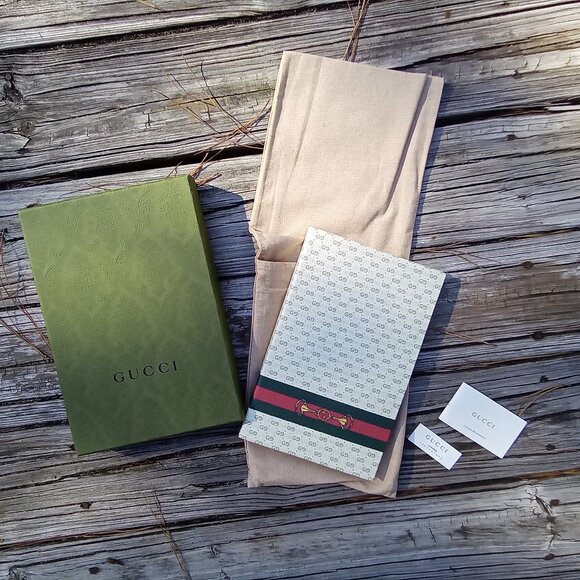 Gucci | Office | Gucci Boxed New Stationary With Hardcover Notebook ...